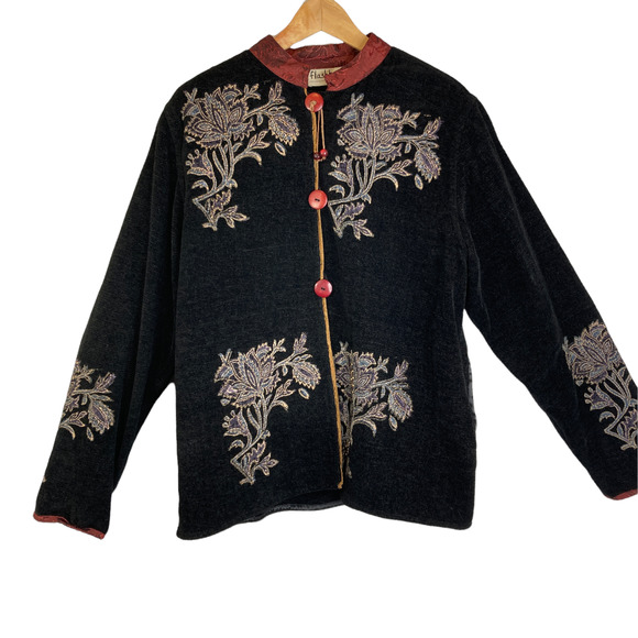 Flashback | Jackets & Coats | Vintage Boho Jacket Flashback Art To Wear ...